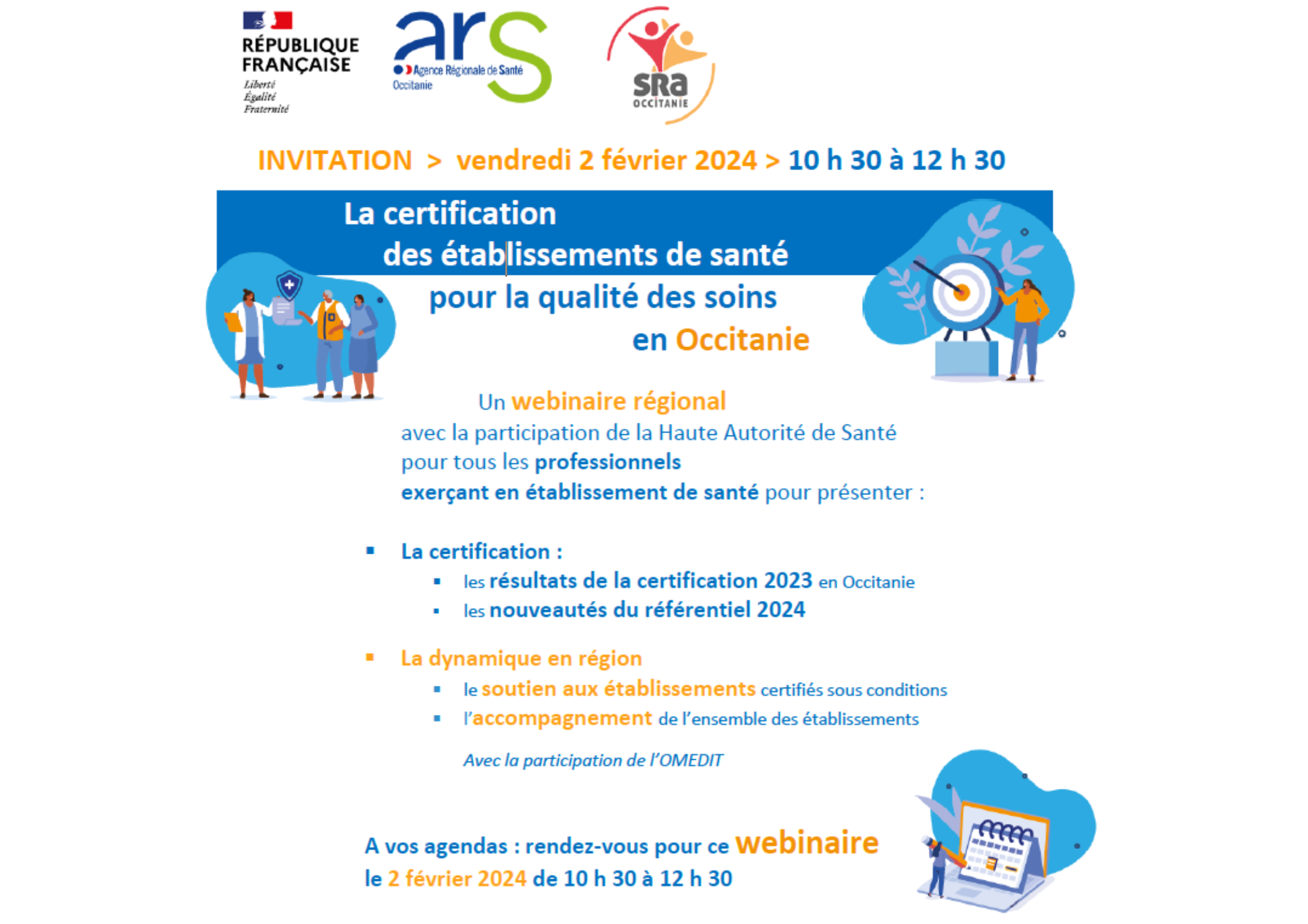 WEBINAIRE : La certification des établissements de santé pour la ... WEBINAIRE : La certification des établissements de santé pour la ...
